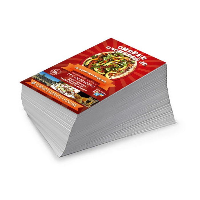 Volantes 1 4 De Carta Bond Ajustado Tenoch Publicidad Y Dise o